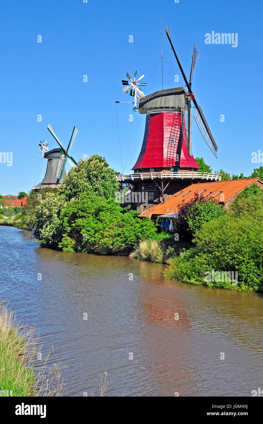 Europe, Germany, Lower Saxony, East Friesland, Friesland, scenery, blue ...