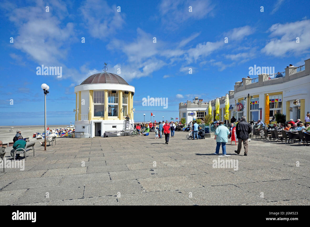 Europe, Germany, Lower Saxony, Borkum, scenery, blue sky, day, daylight ...