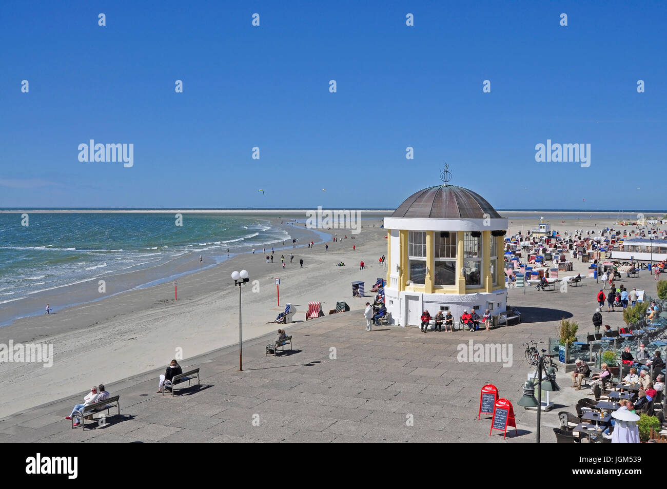 Europe, Germany, Lower Saxony, Borkum, scenery, blue sky, day, daylight ...
