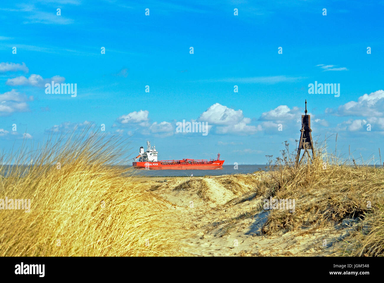 Europe, Germany, Lower Saxony, scenery, blue sky, day, daylight ...