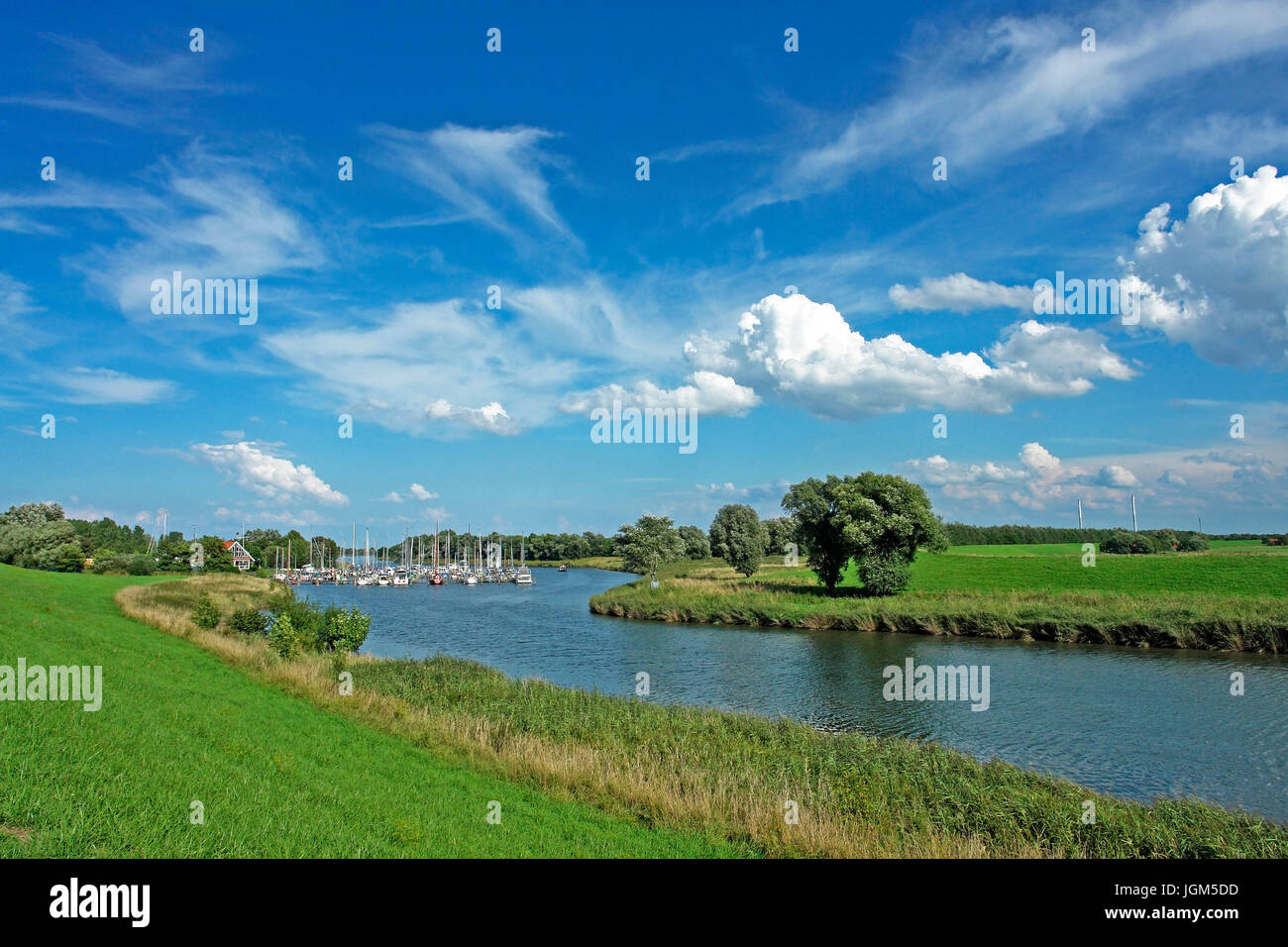 Europe, Germany, Lower Saxony, Friesland, East Friesland, Hooksiel ...