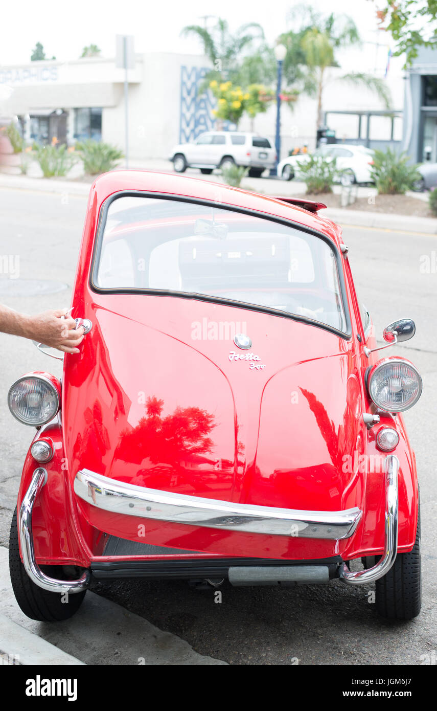 Red isetta model car in San Deigo, CA Stock Photo - Alamy