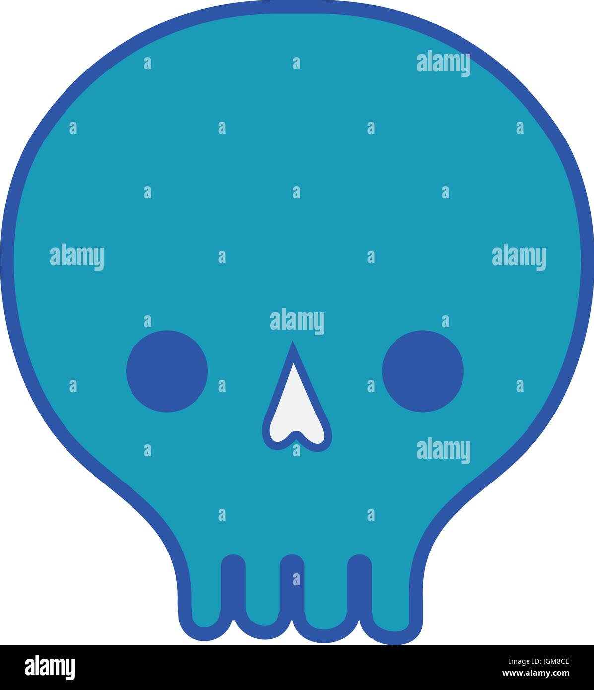 skull danger symbol to caution alert Stock Vector Image & Art - Alamy