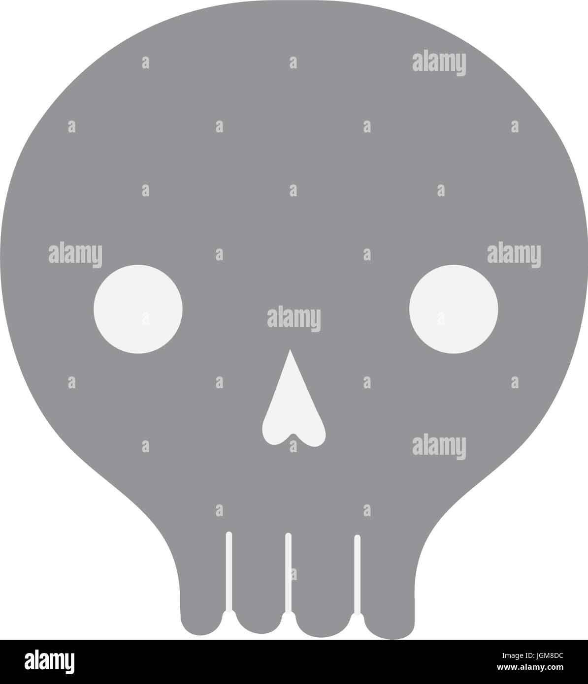skull danger symbol to caution alert Stock Vector Image & Art - Alamy