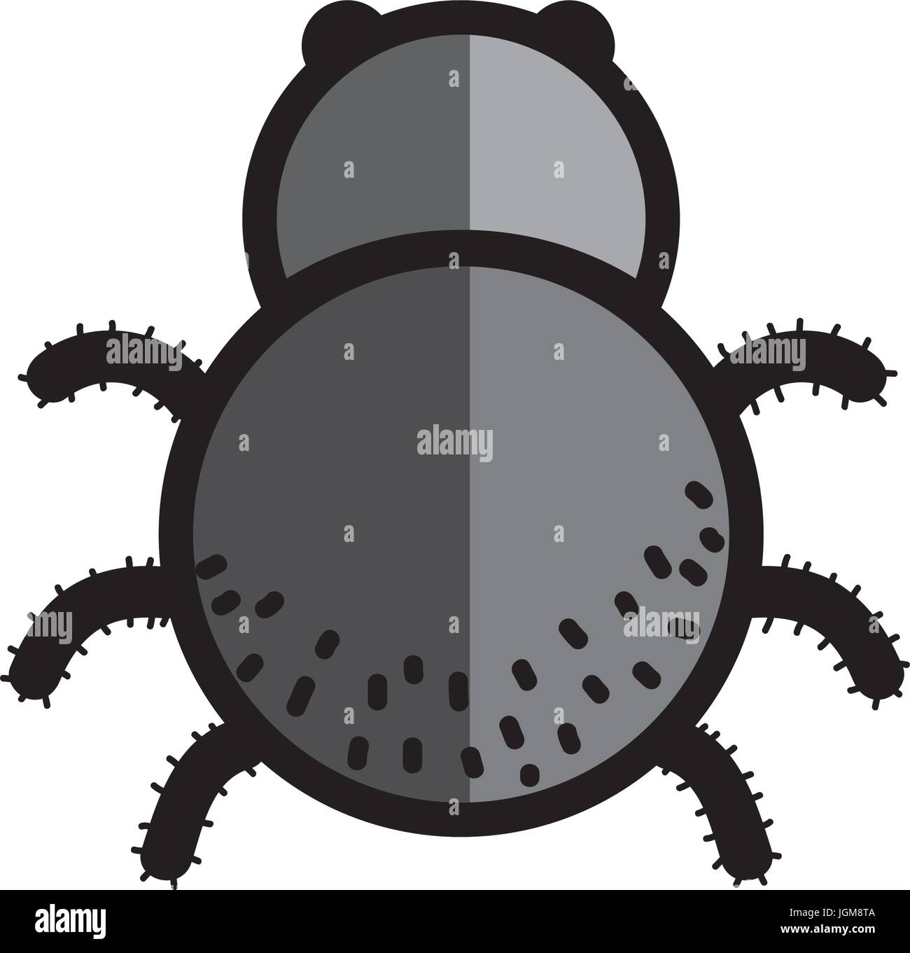 spider insect animal and dangerous symbol icon Stock Vector Image & Art ...