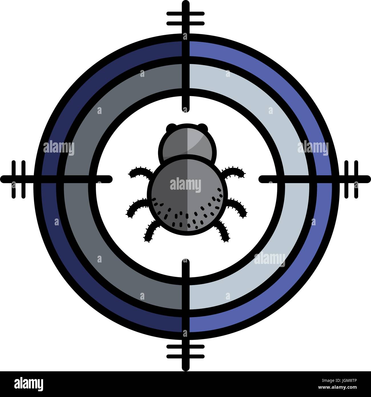 spider insect animal symbol and dangerous symbol icon Stock Vector ...