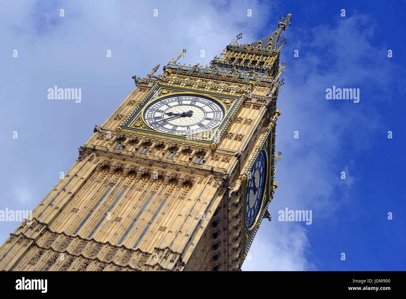 Big Ben clock tower, also known as Elizabeth Tower near Westminster ...