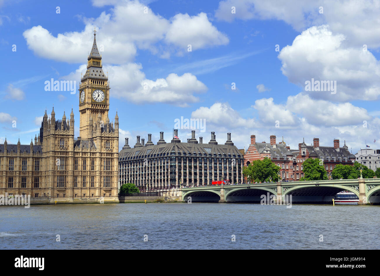 Big Ben clock tower, also known as Elizabeth Tower near Westminster ...