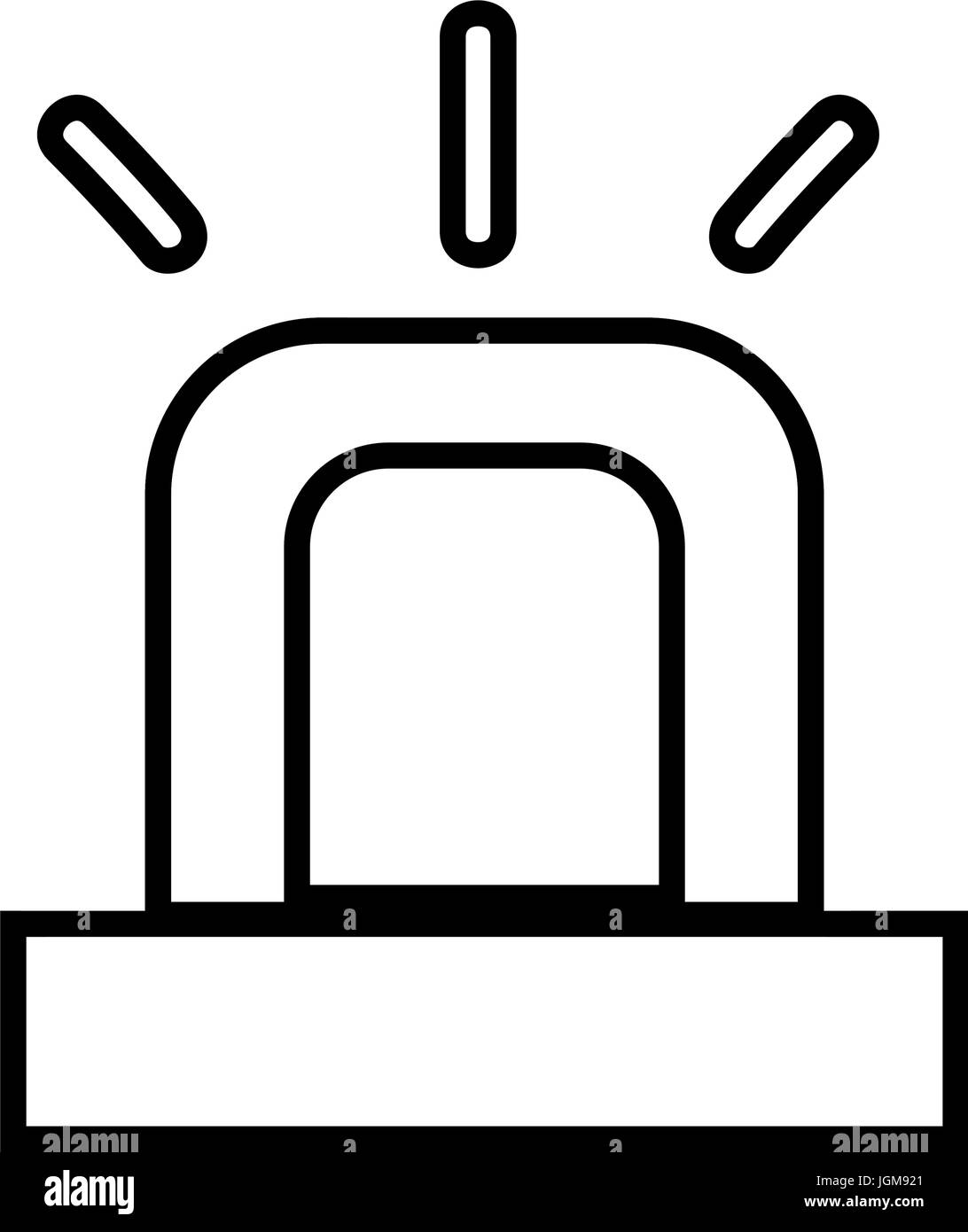 line light siren to emergency danger security Stock Vector Image & Art ...