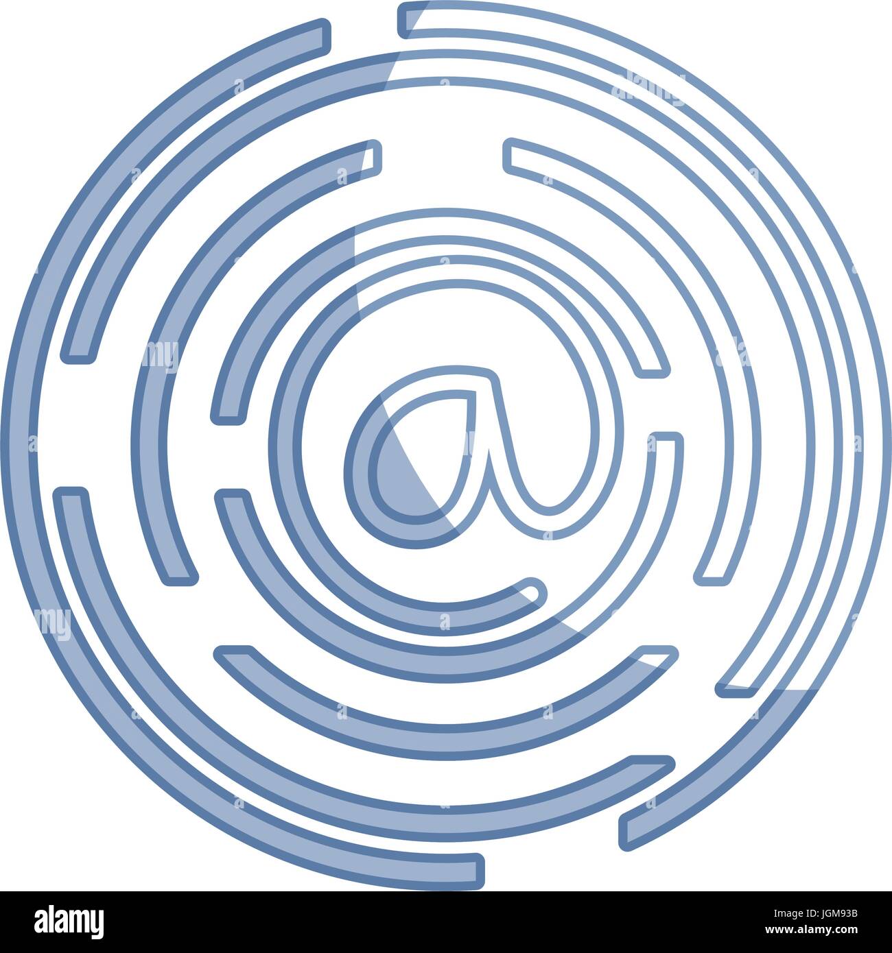 silhouette at symbol of web addres to internet connection Stock Vector ...