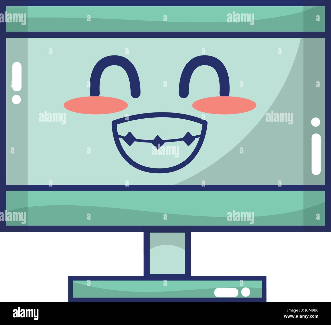 kawaii cute tender computer technology Stock Vector Image & Art - Alamy