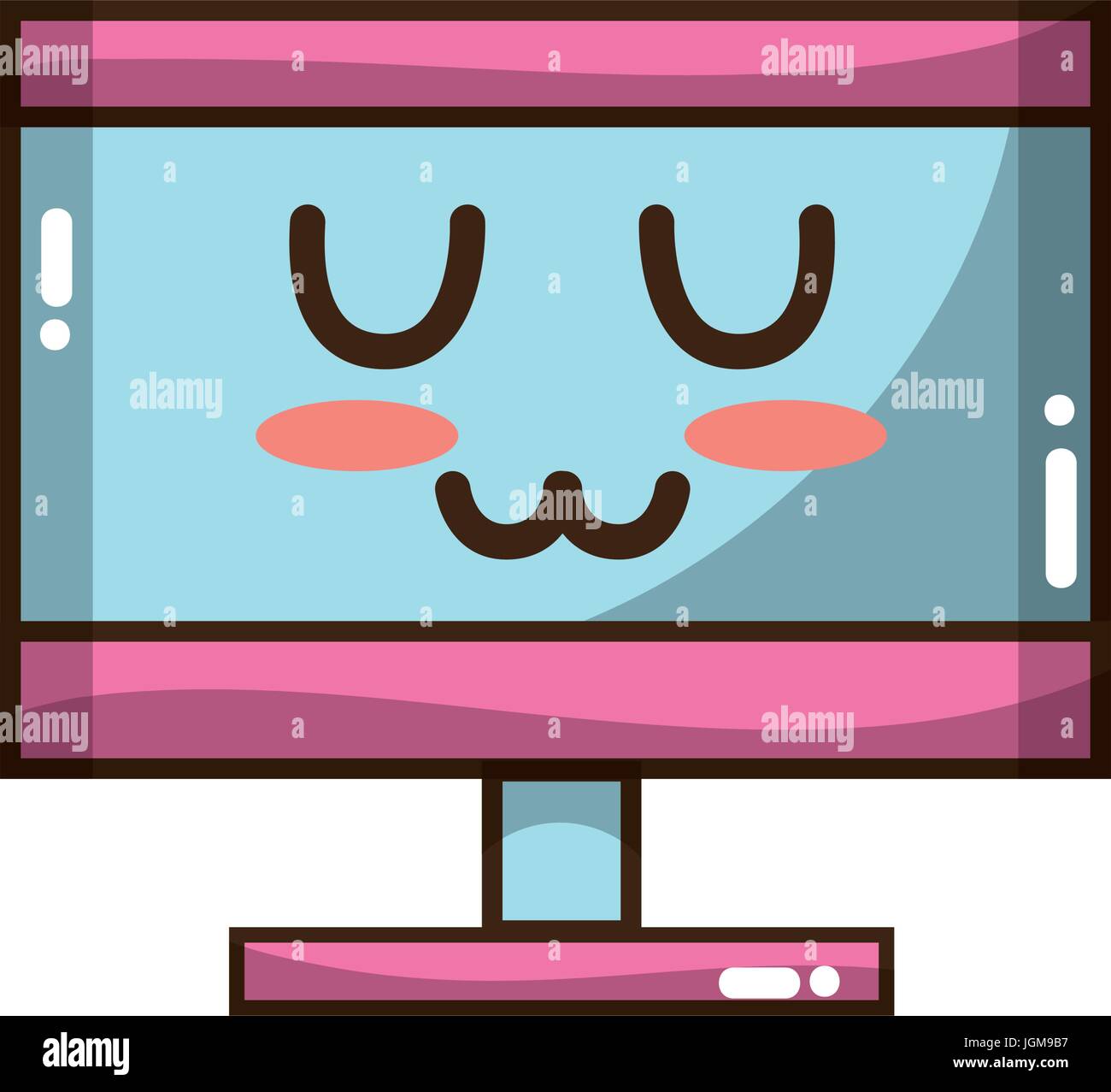 kawaii cute tender computer technology Stock Vector Image & Art - Alamy