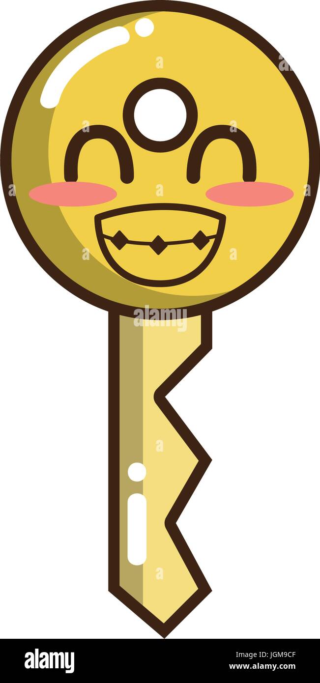 Kawaii Key Cartoon High Resolution Stock Photography and Images - Alamy