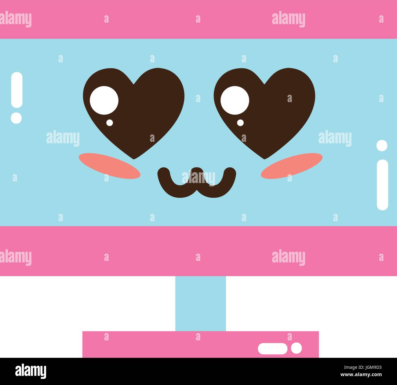 Kawaii Computer Icon High Resolution Stock Photography and Images - Alamy