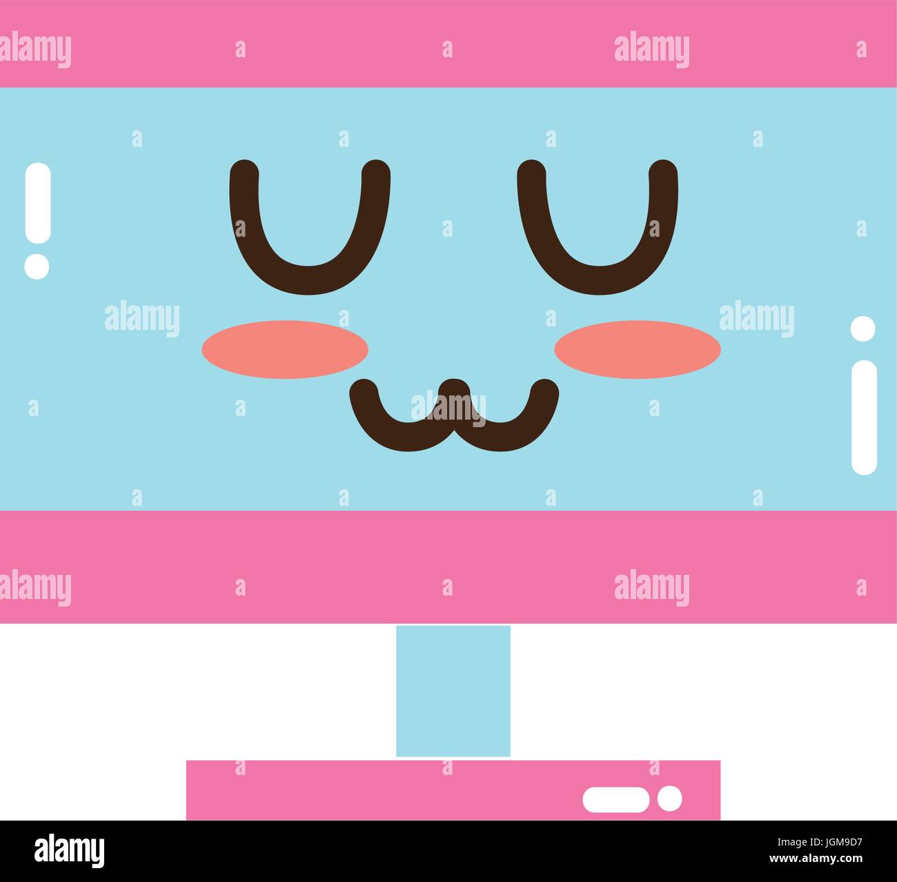 Kawaii computer icon hi-res stock photography and images - Alamy