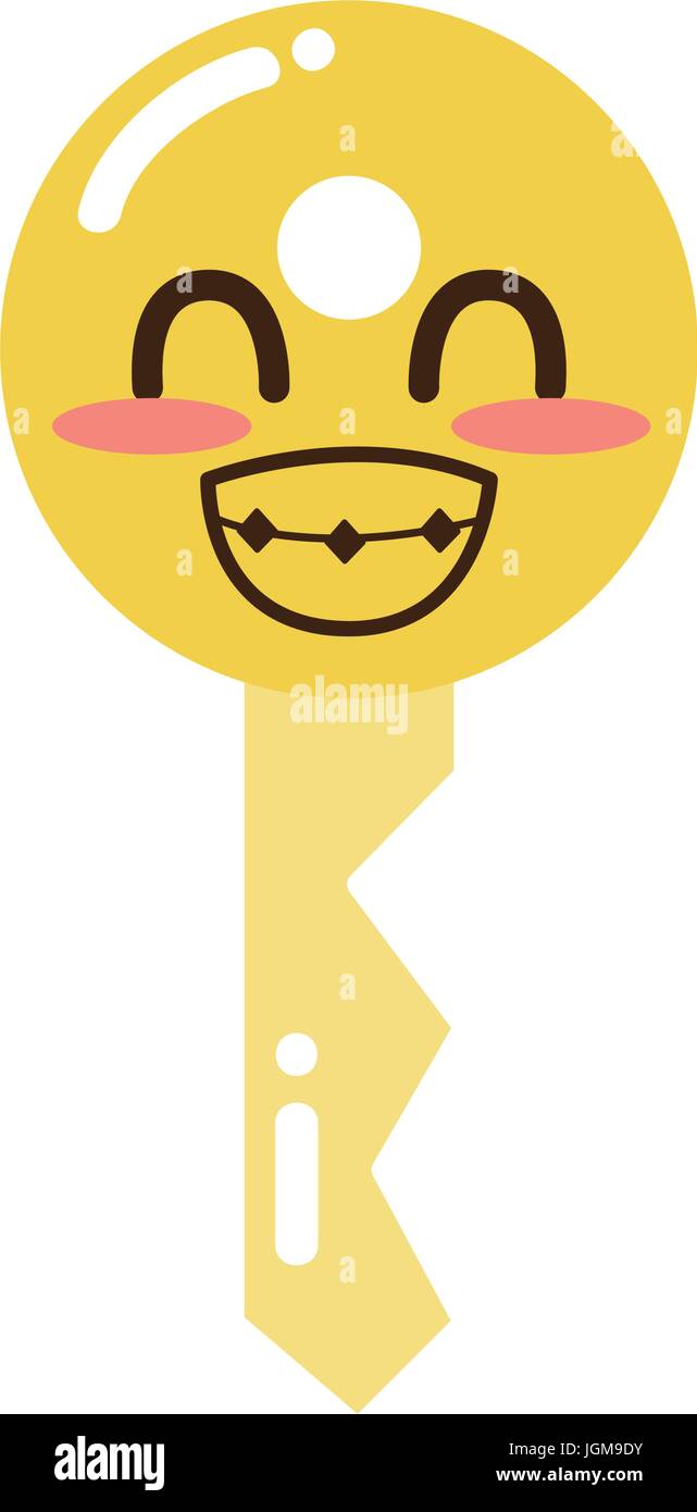 Kawaii Key Cartoon High Resolution Stock Photography and Images - Alamy