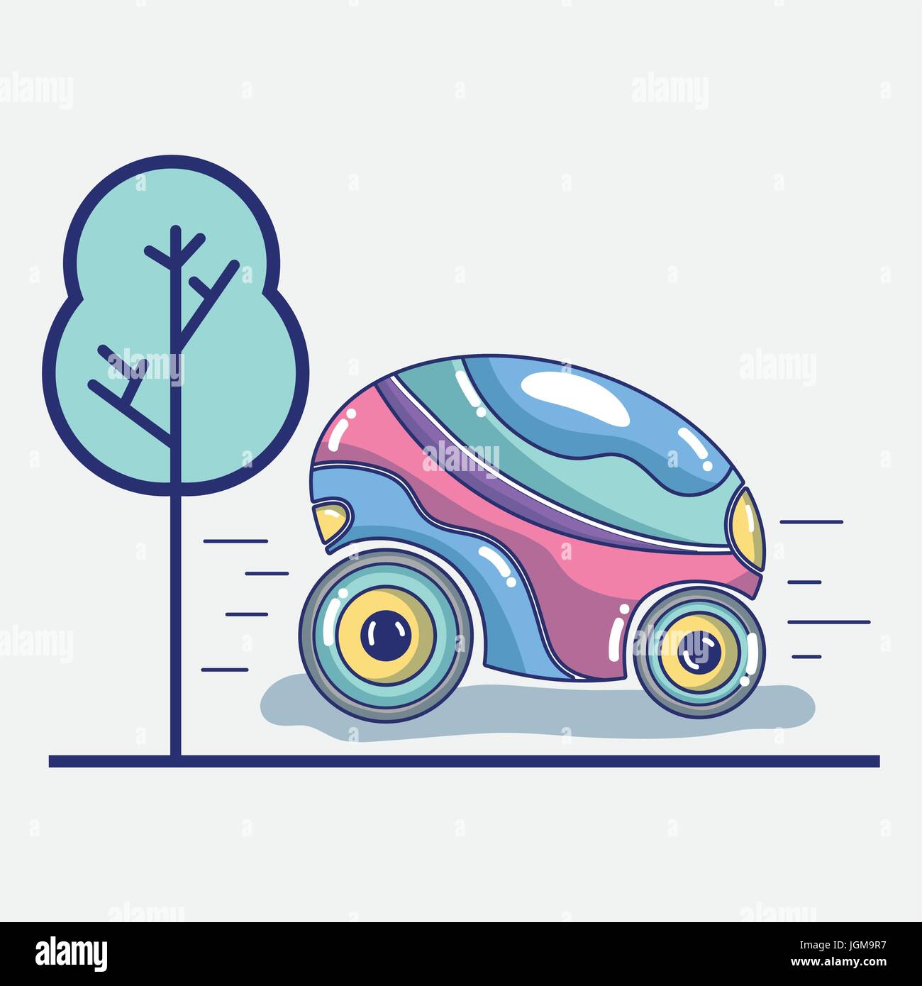 Environmental concept on street Stock Vector Images - Alamy