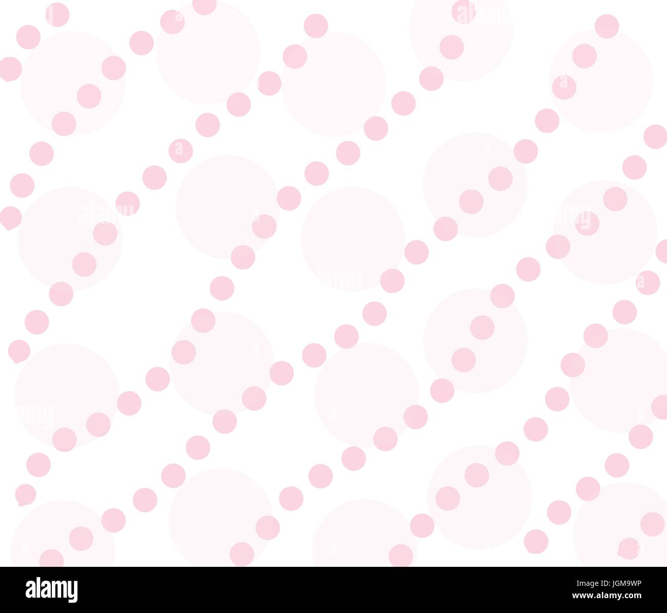 Pink dots wave illustration Stock Photo - Alamy