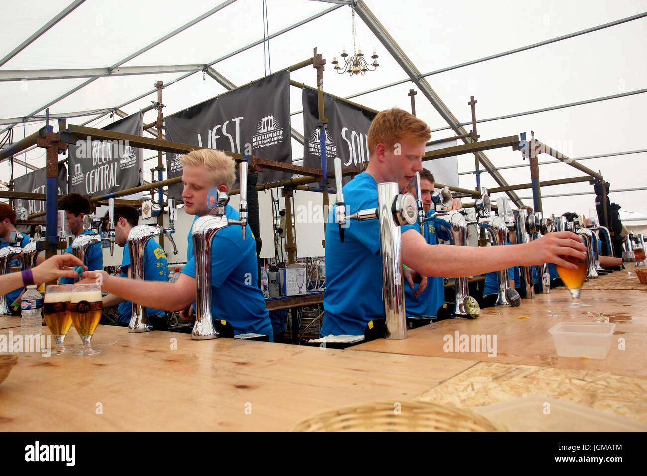 Festival volunteers hi-res stock photography and images - Alamy