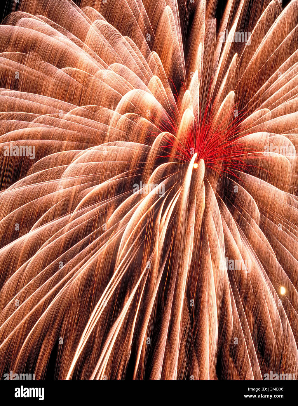 Fireworks in Montreal, Canada, Golden Jupiter Trophy, Feuerwerk in ...
