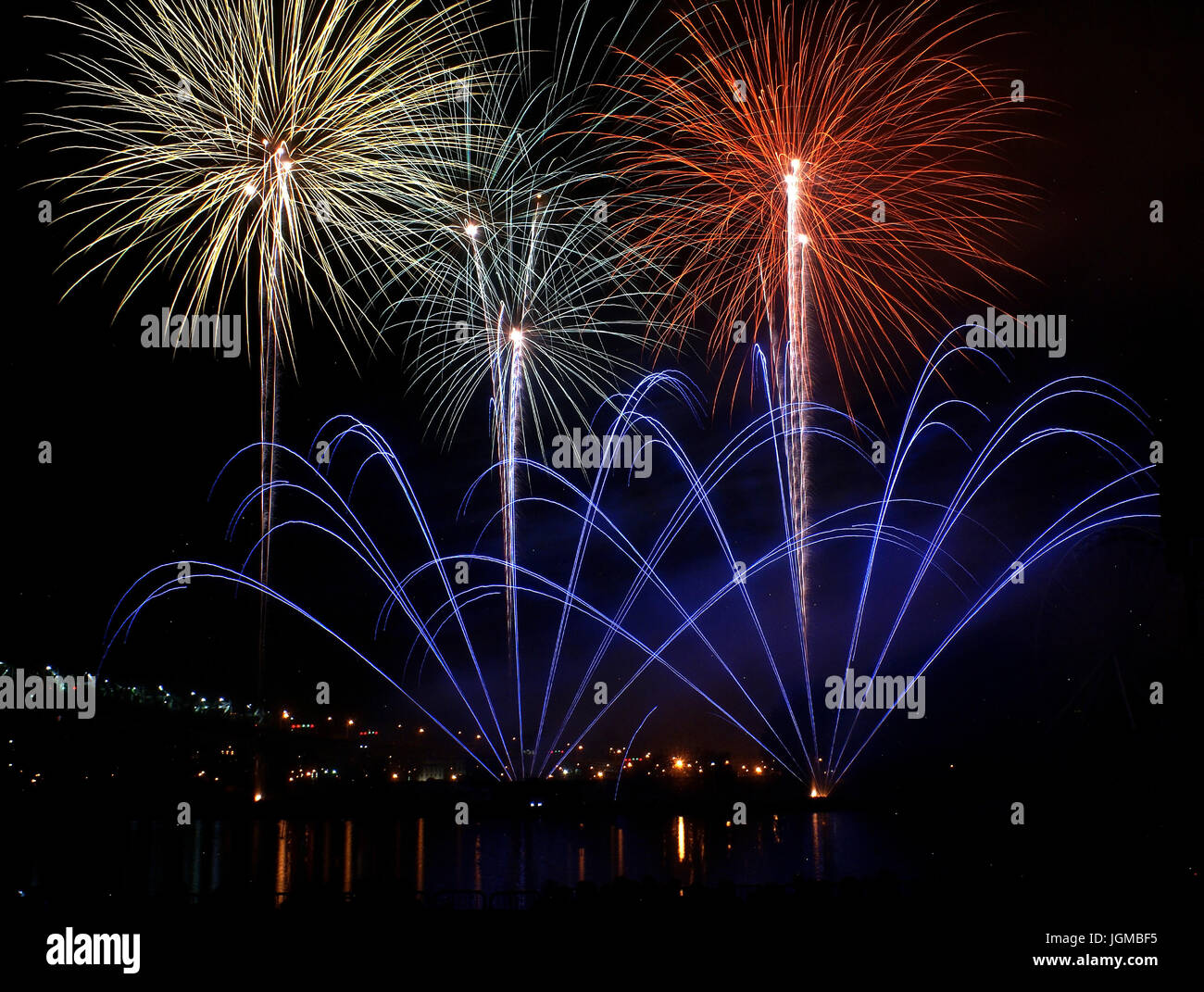 Fireworks - the USA, Feuerwerk - USA Stock Photo - Alamy