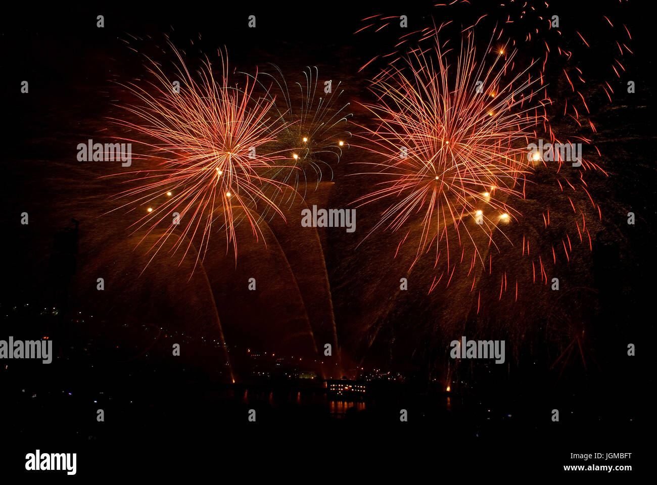 Fireworks - the USA, Feuerwerk - USA Stock Photo - Alamy