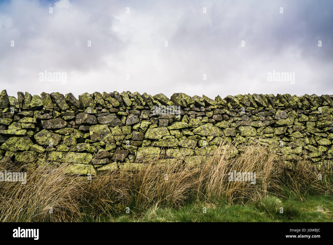 A dry stone wall in the Lake District, England Stock Photo - Alamy