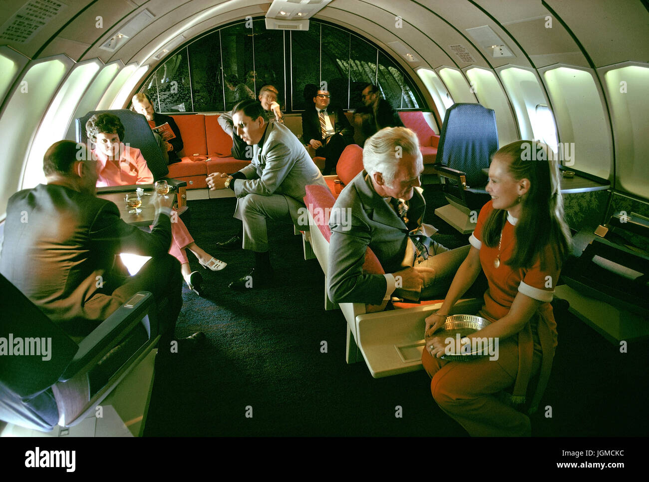 Boeing 747 interior hi-res stock photography and images - Alamy