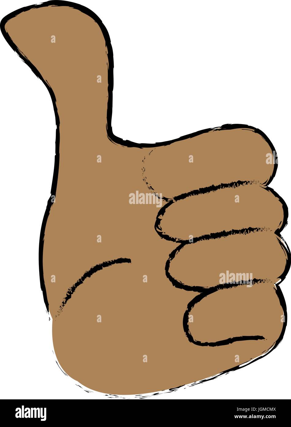 like icon hand finger up sign thumb up symbol Stock Vector Image & Art ...