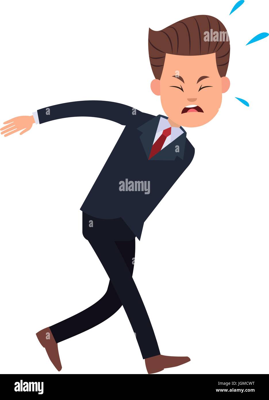 Employee suffer Stock Vector Images - Alamy