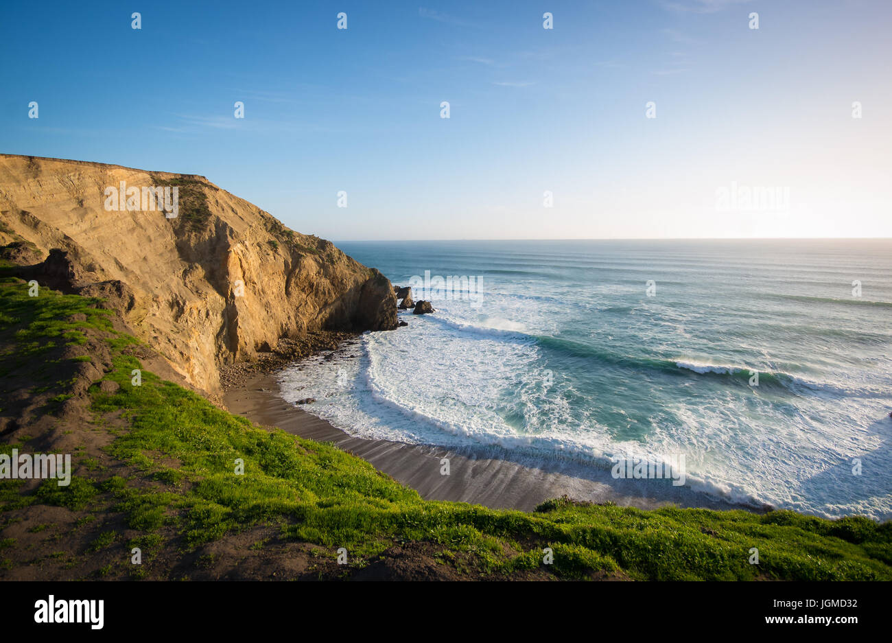 Paths along with Point Reyes National Seashore Stock Photo - Alamy