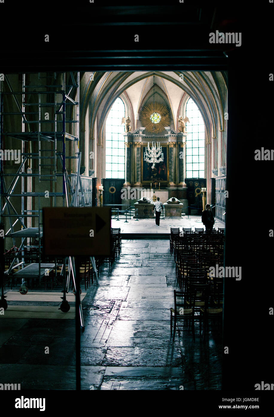 Catholic church interior cross structure hi-res stock photography and ...