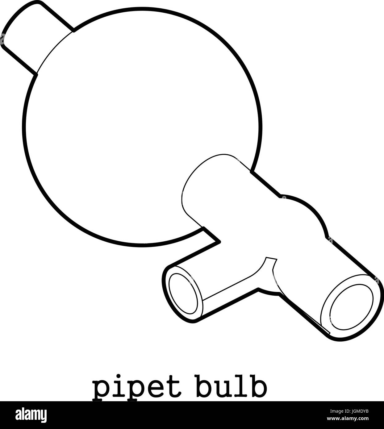 Pipette Laboratory Apparatus Drawing