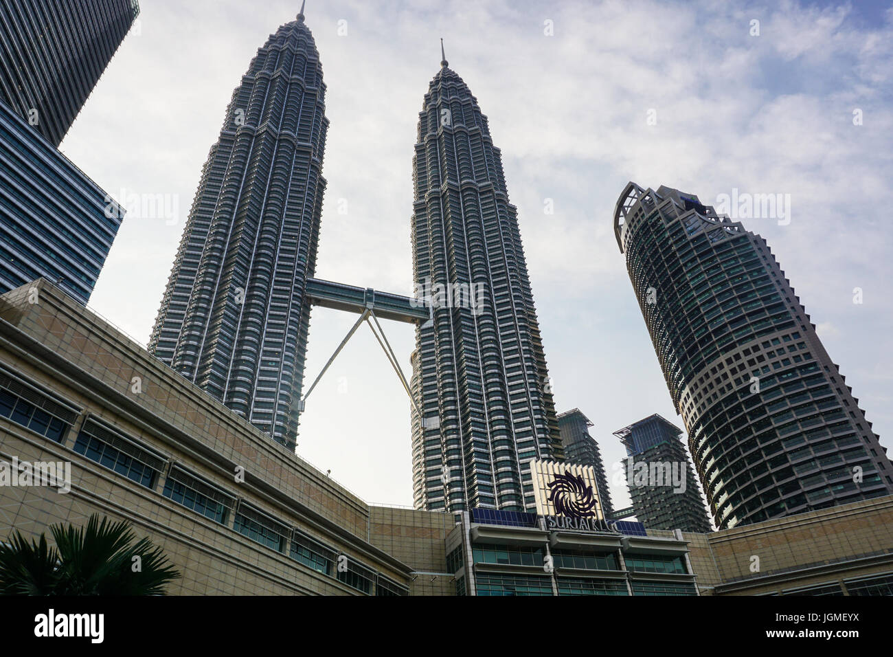 Kuala Lumpur, Malaysia - Jun 6, 2015. Petronas Twin Towers with KLCC ...