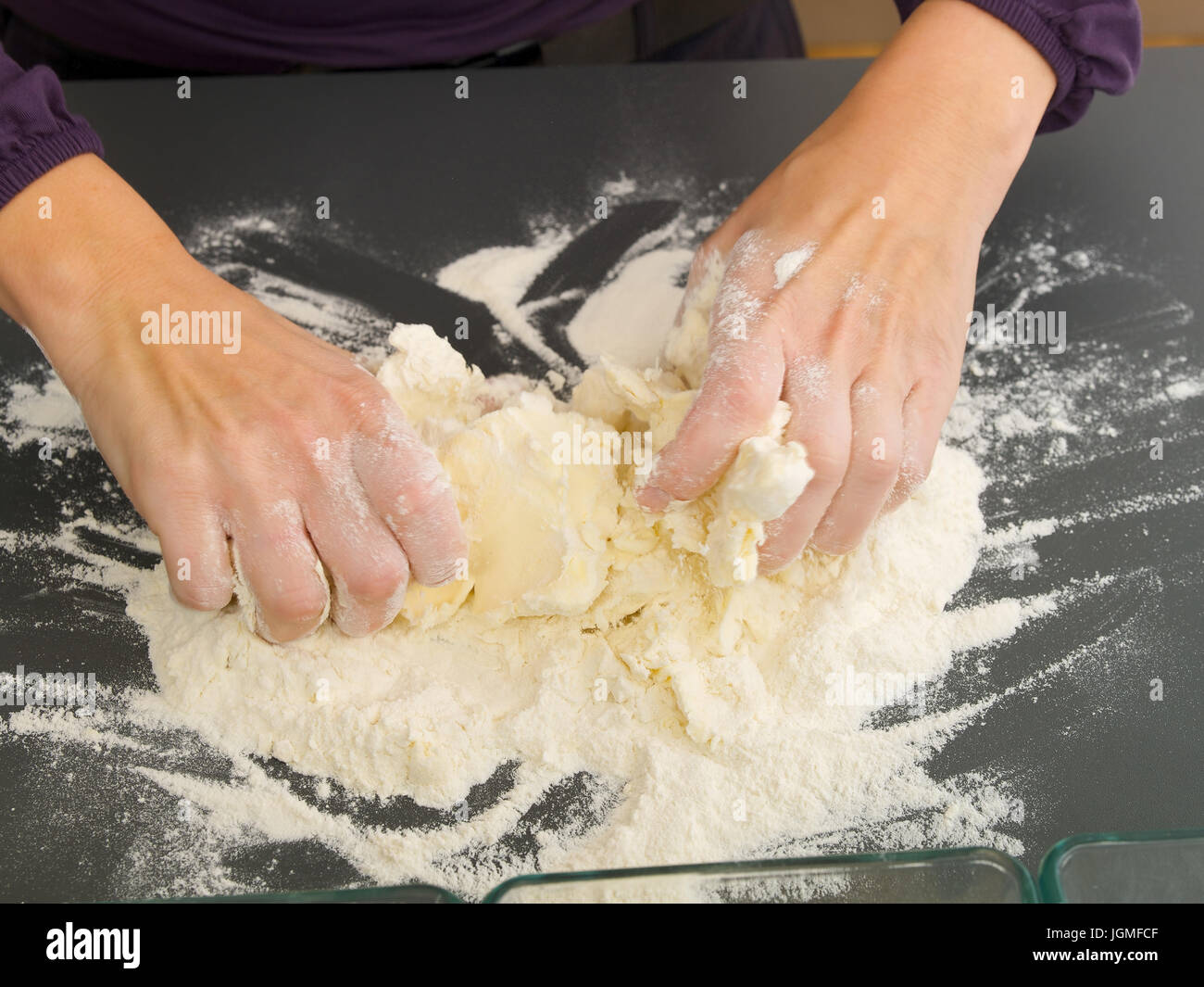 Mixing butter and biscuit hi-res stock photography and images - Alamy