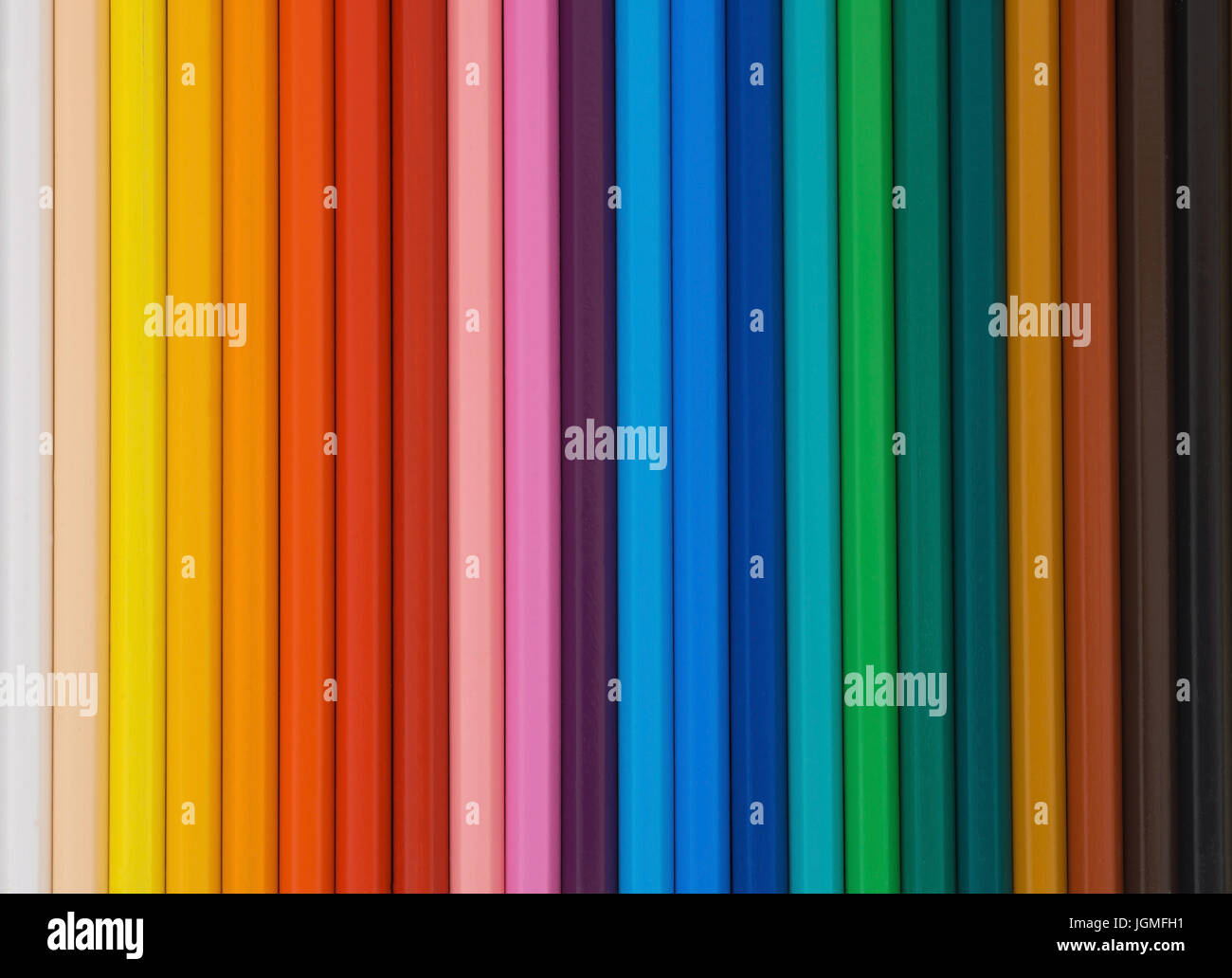 Coloured colour pencils - crayon, Bunte Farbstifte - crayon Stock Photo ...