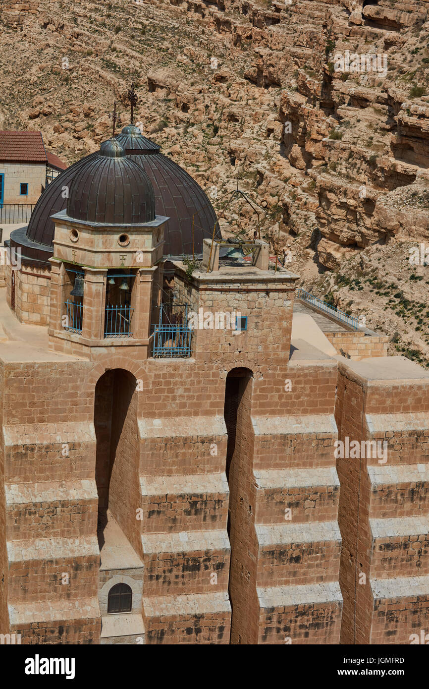 Mar Saba monastery at the desert (Israel Stock Photo - Alamy