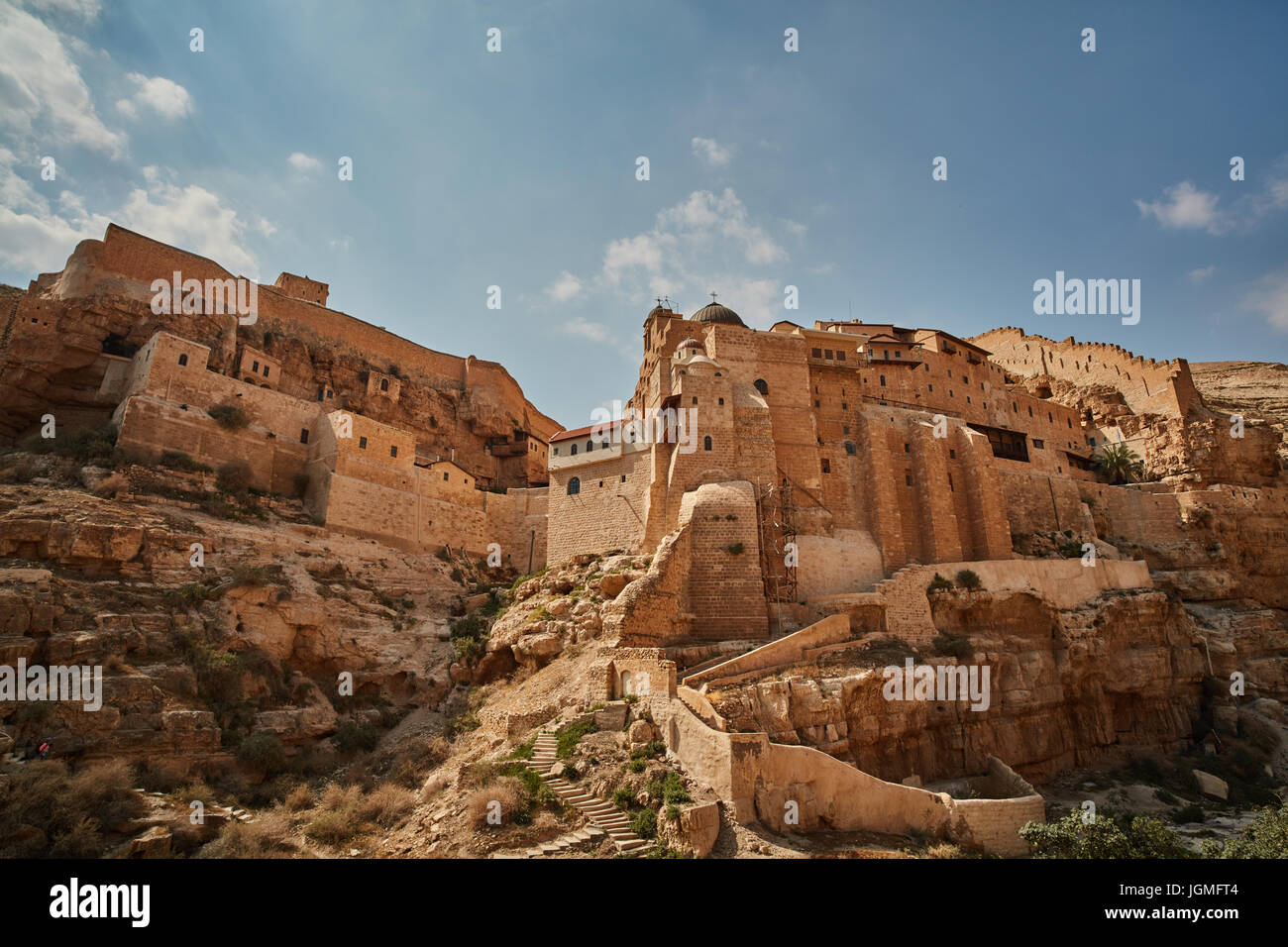 Mar Saba monastery at the desert (Israel Stock Photo - Alamy
