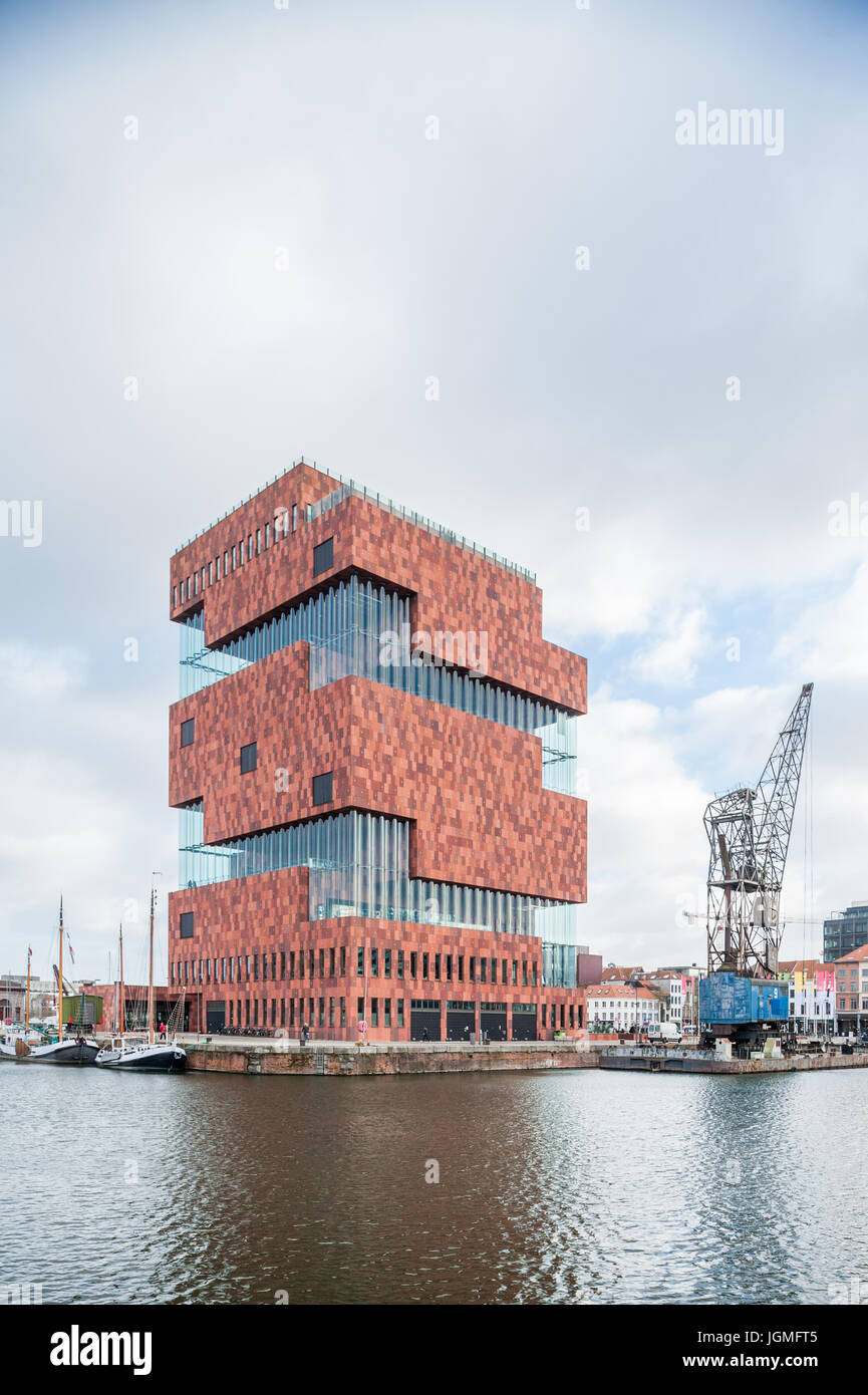 MAS - Museum aan de stroom, Antwerp, Belgium Stock Photo - Alamy