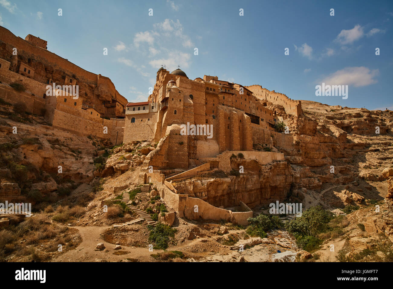 Mar Saba monastery at the desert (Israel Stock Photo - Alamy