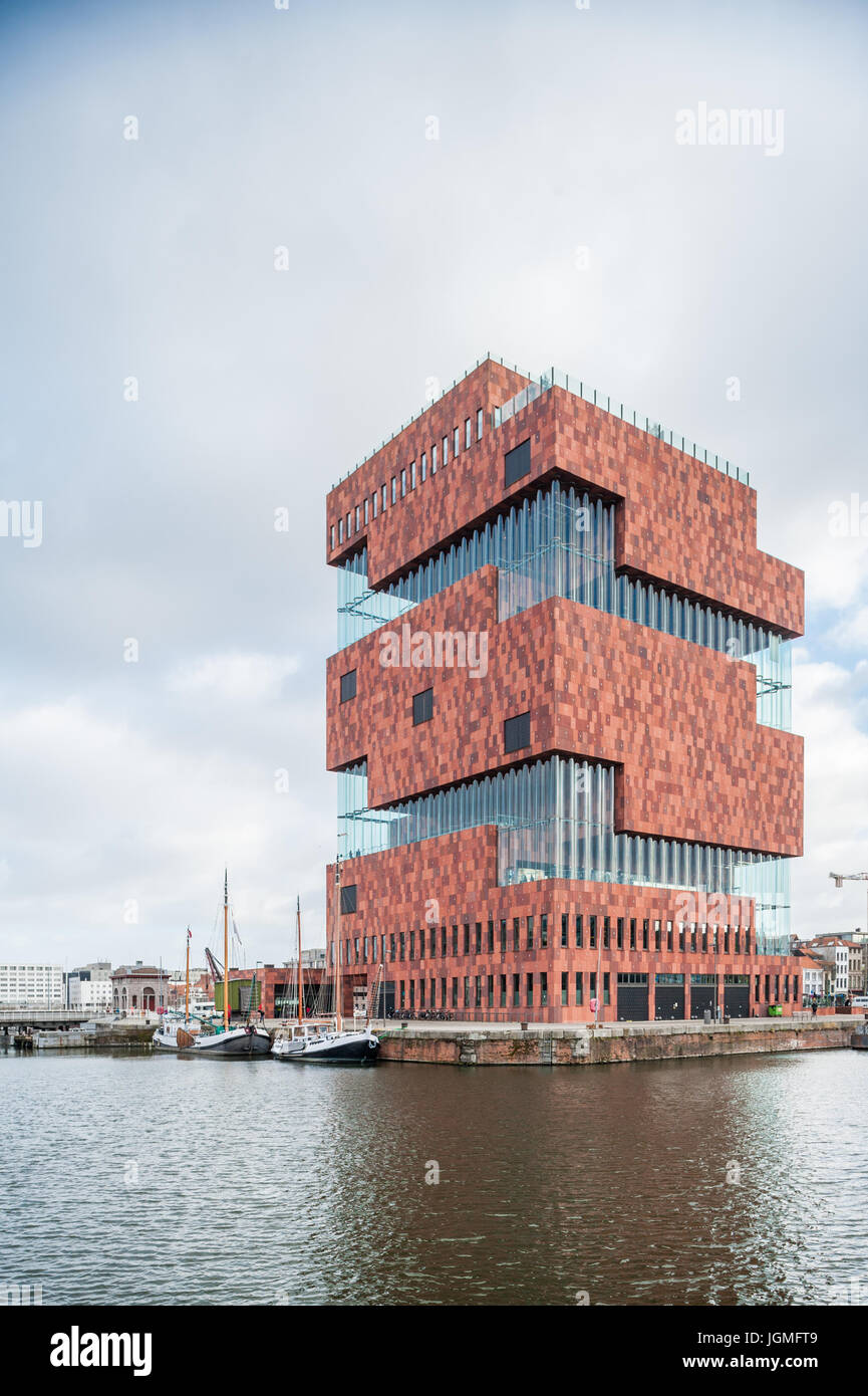 MAS - Museum aan de stroom, Antwerp, Belgium Stock Photo - Alamy