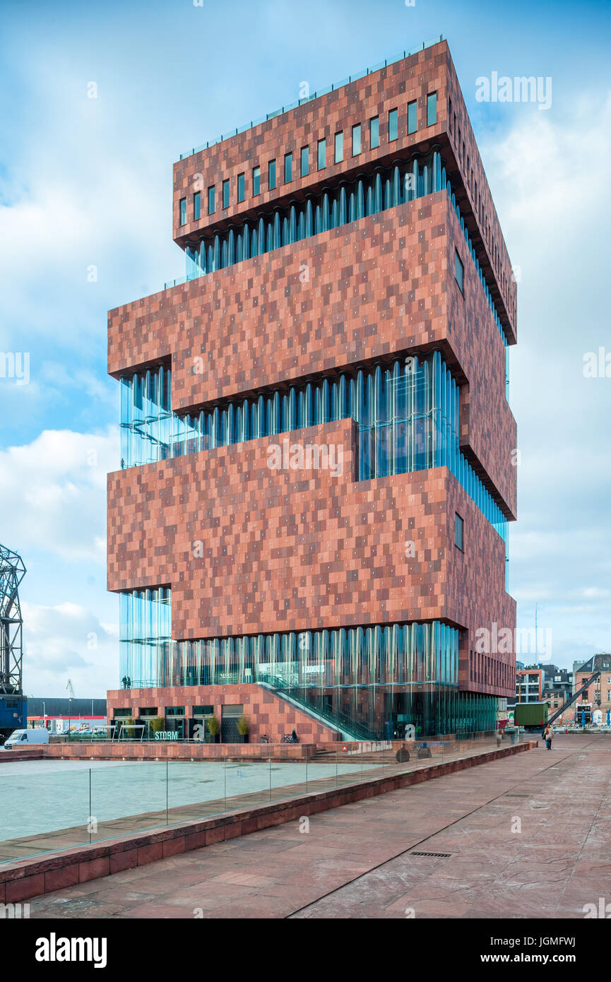 MAS - Museum aan de stroom, Antwerp, Belgium Stock Photo - Alamy