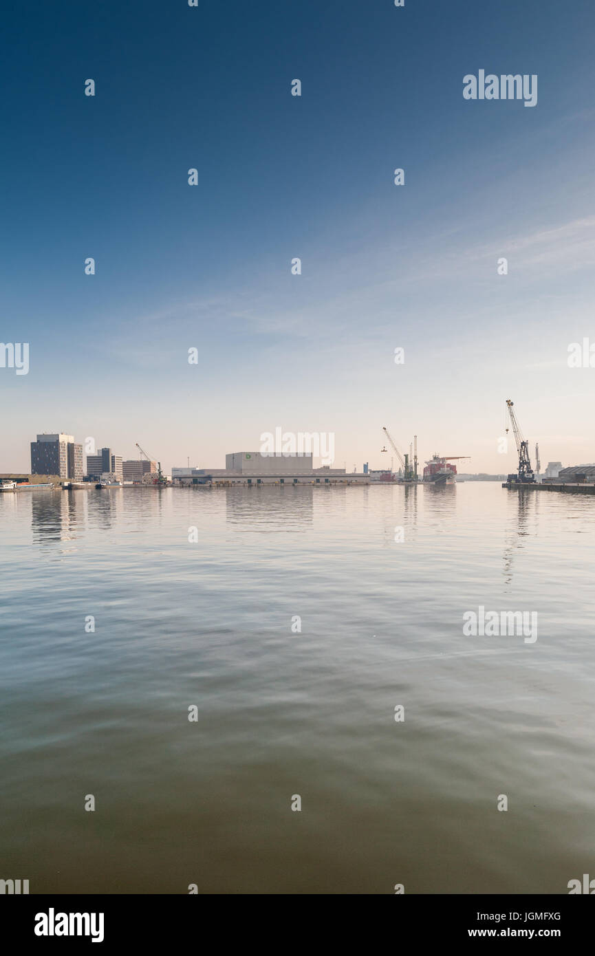 Belgium, Antwerp, Antwerp harbour Stock Photo - Alamy