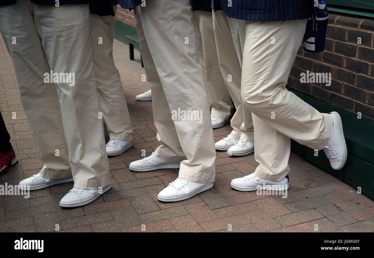 Wimbledon officials on day six of the Wimbledon Championships at The ...