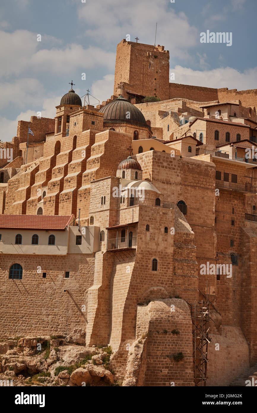 Mar Saba monastery at the desert (Israel Stock Photo - Alamy