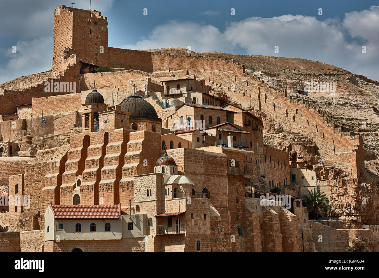 Mar Saba monastery at the desert (Israel Stock Photo - Alamy