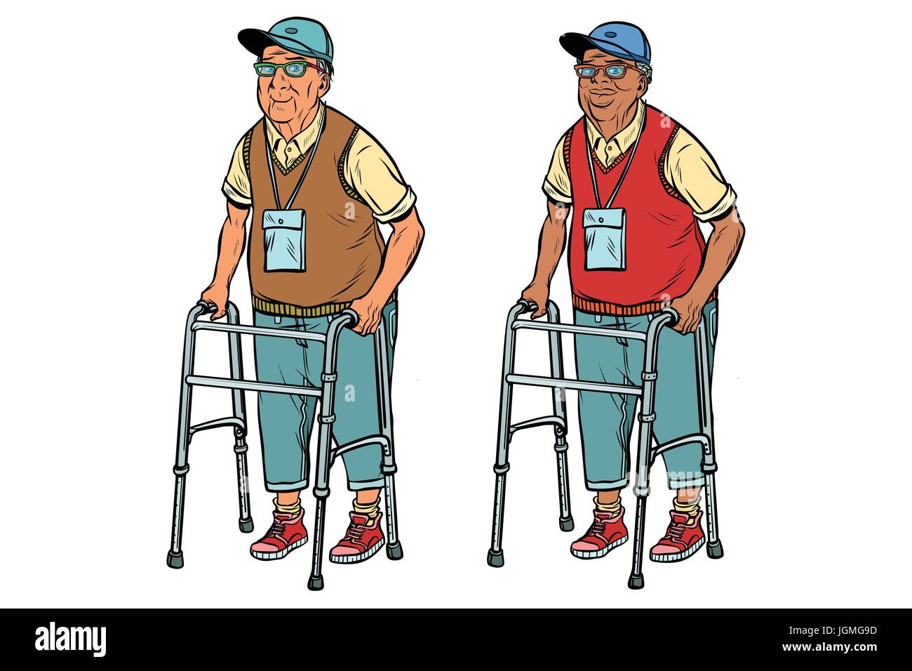 Elderly patient hospital Cut Out Stock Images & Pictures - Alamy