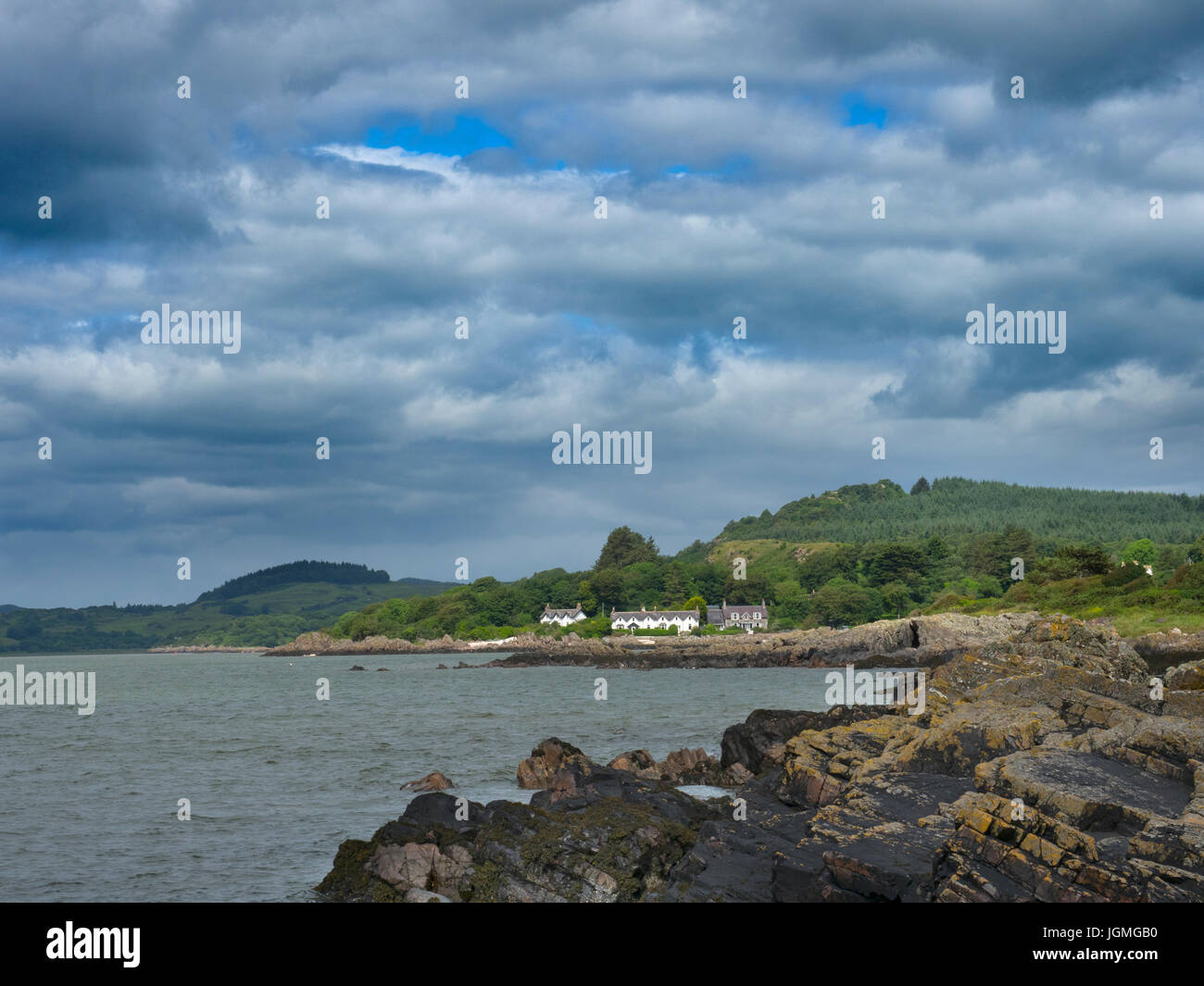 Rockcliffe Beach, Colvend, Solway Firth, Galloway Stock Photo - Alamy