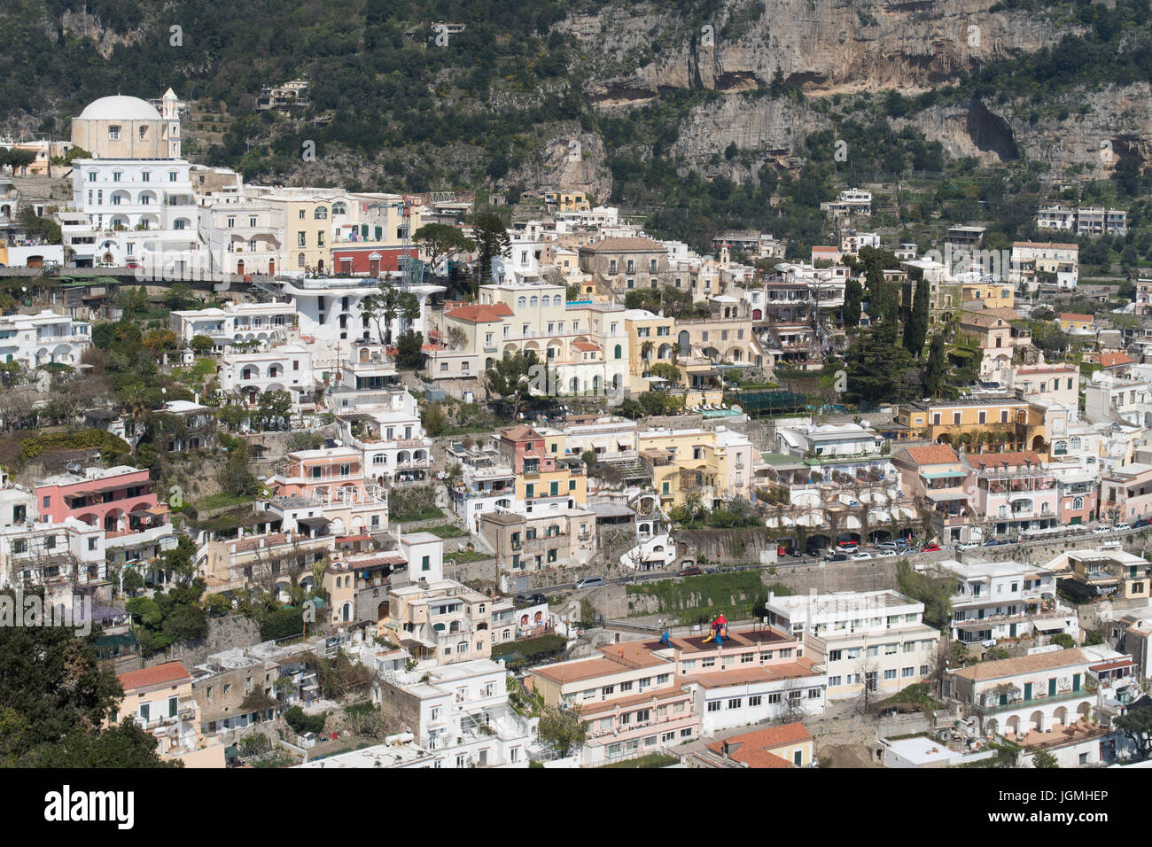 Positano elevated view hi-res stock photography and images - Alamy