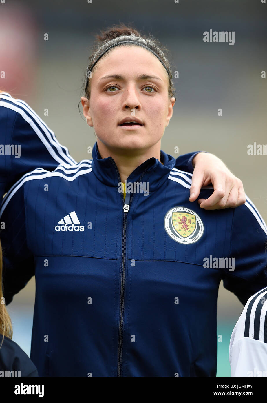 Scotland's Gemma Fay during anthems before the International Challenge ...